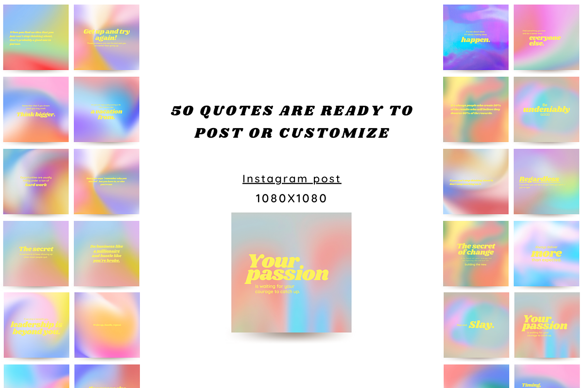 Gradient Canva Quote Template, a Social Media Template by Story Native
