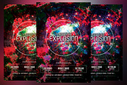 Planetary Explosion Flyer, a Flyer Template by KiraYamato Design Studio