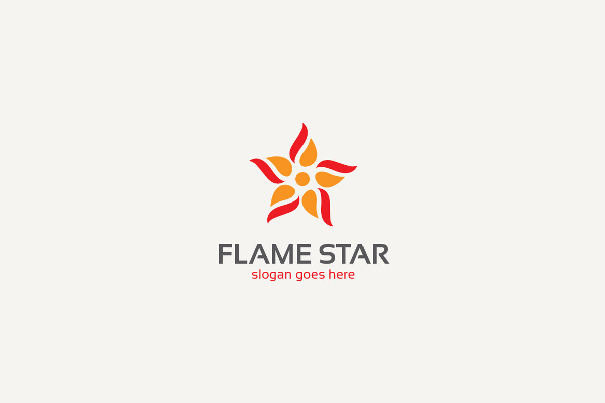 Flame Star Logo, a Branding & Logo Template by CAIRON CREATIVESTUDIO
