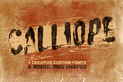 Calliope - Creative Lettering, a Font by Cruzine