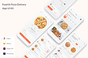 Food & Pizza Delivery App UI Kit, an UI Kit Template by Betush