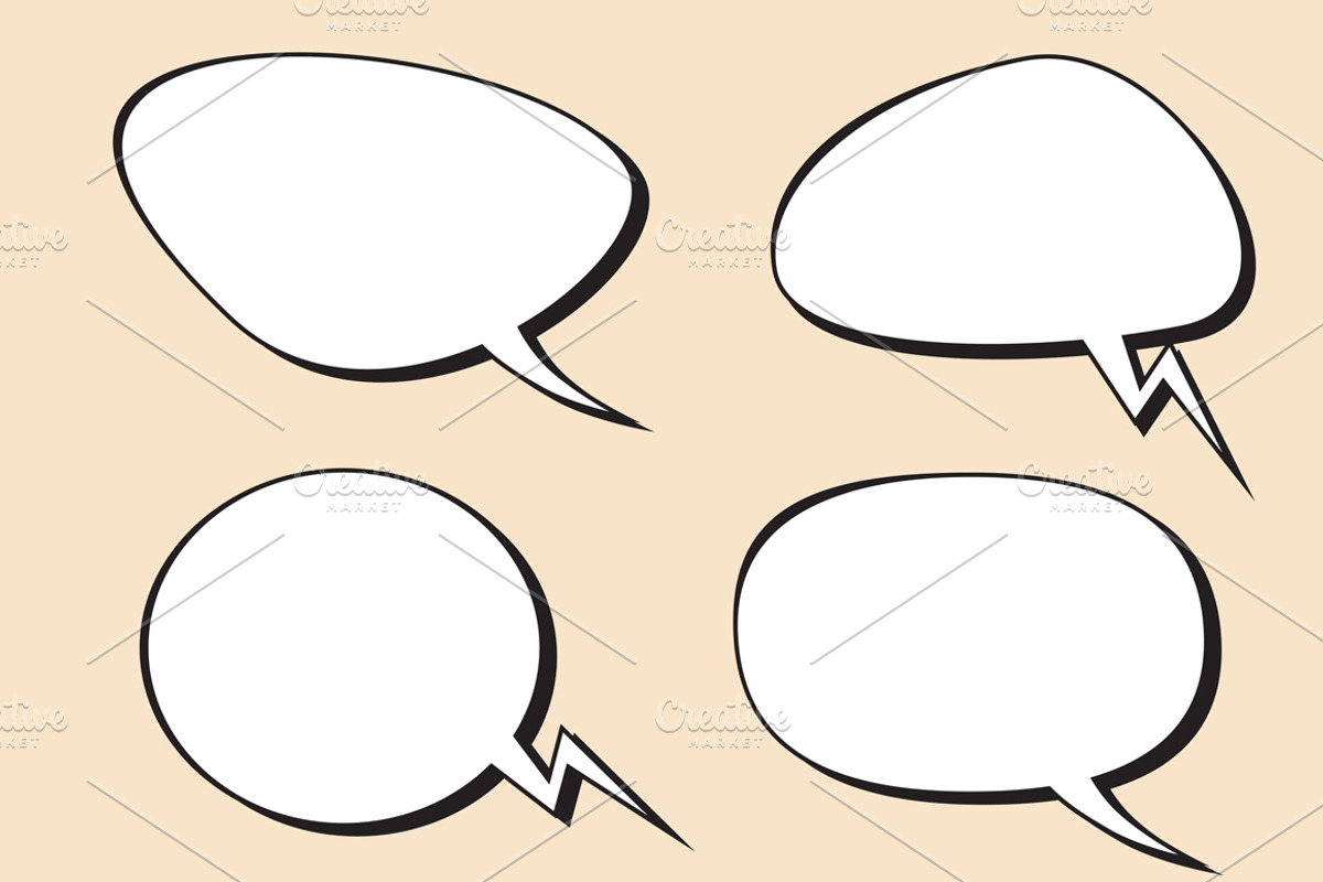 comic bubble retro style, an Illustration by studiostoks