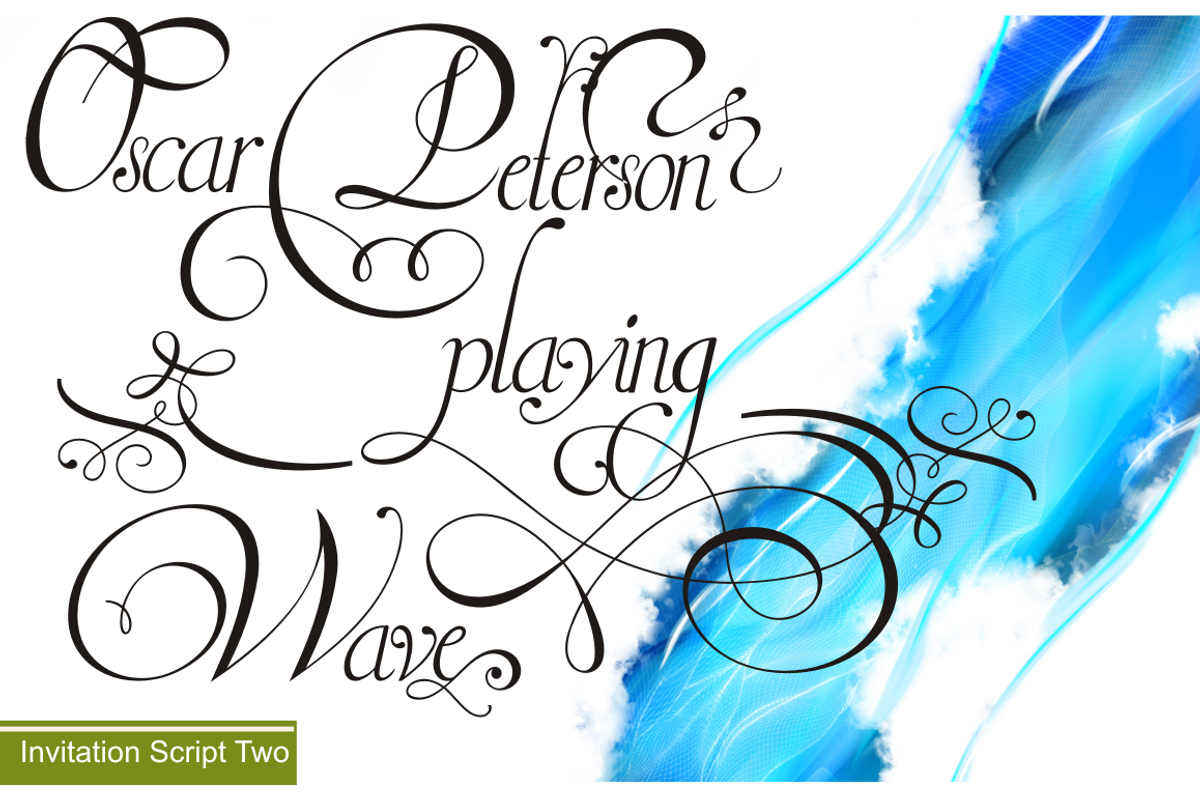 Invitation Script Two, a Script Font by Intellecta Design | Creative Market