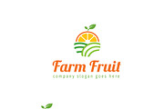 Farm Fruit Logo, a Branding & Logo Template by Mariyana