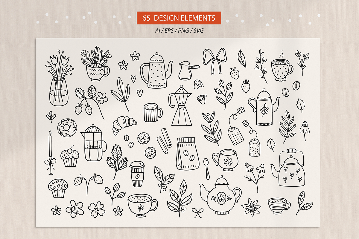 Morning Ritual Kit, a Food Illustration by miumiu