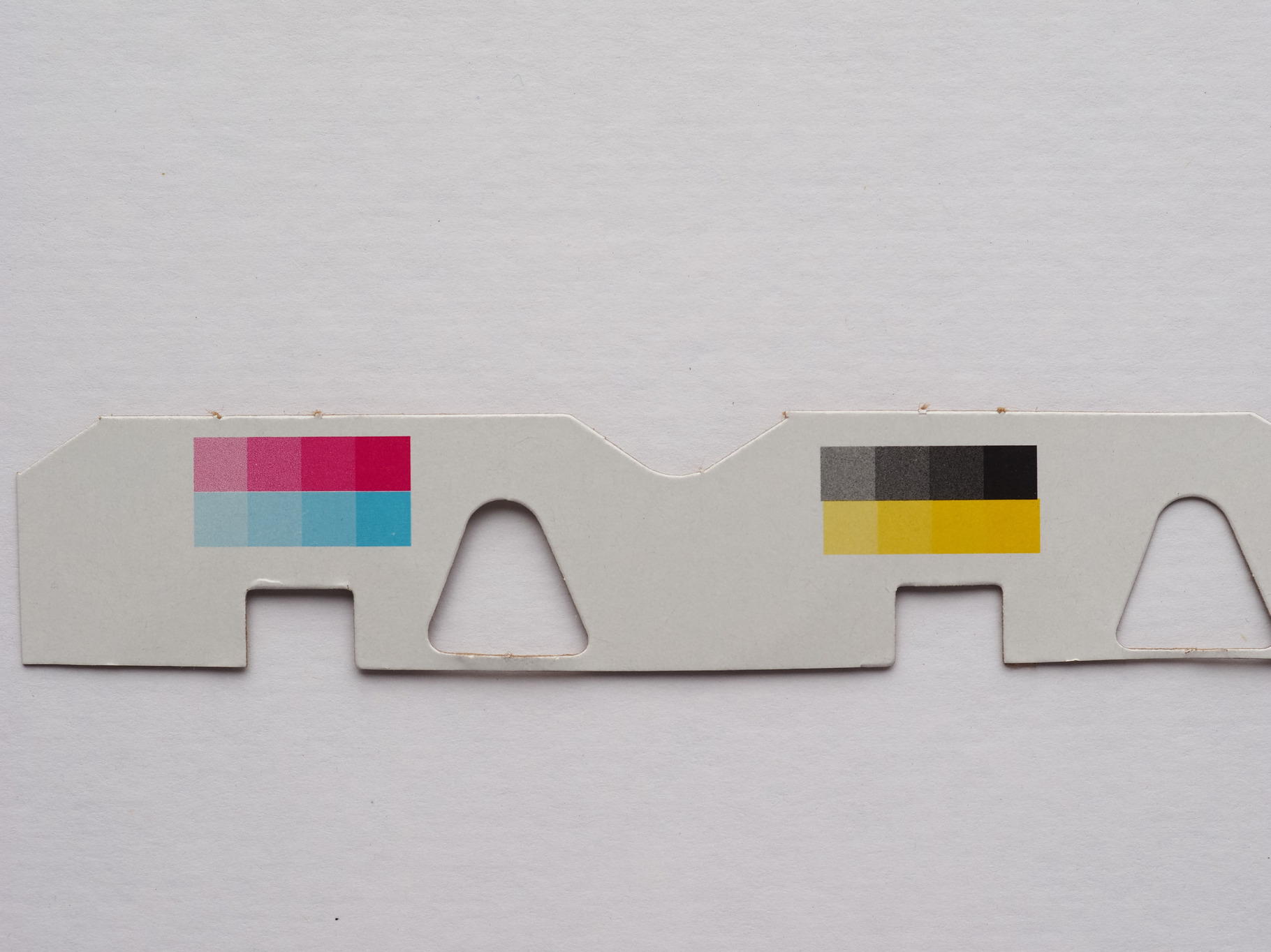 color bars for print quality control, a Photo by WorldPhotos