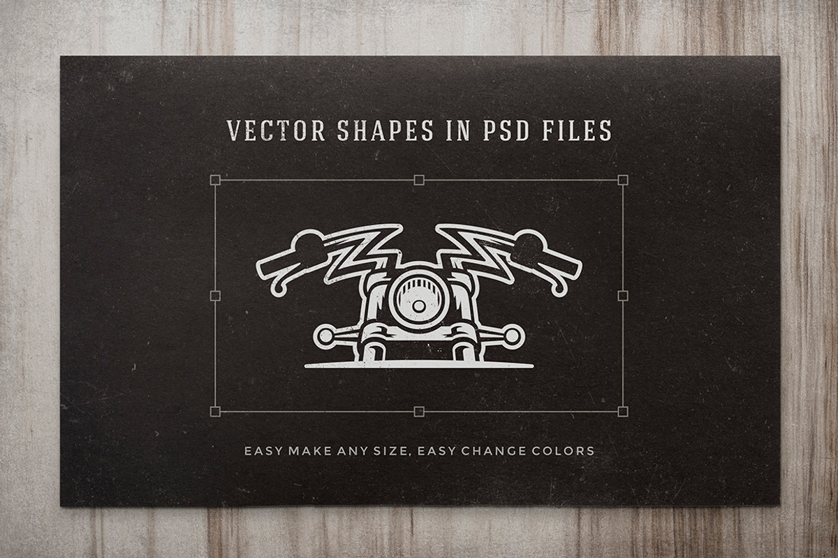 50 Motorcycles Logos and Badges, a Branding & Logo Template by Vasya ...