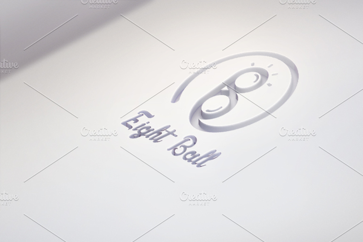 Eight Ball Logo, a Branding & Logo Template by Magoo Studio