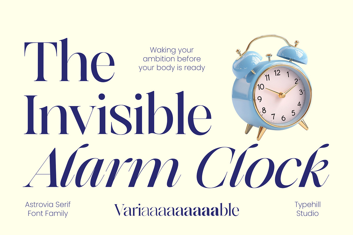 Astrovia Serif, a Serif Font by Typehill