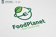 Food Planet Logo, a Branding & Logo Template by ft.studio