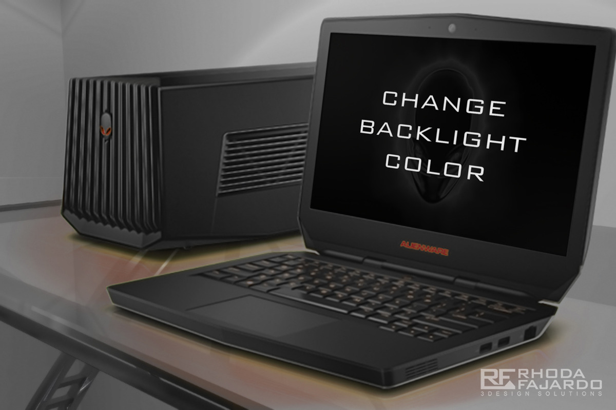 Alienware: Desk Mockup, a Product Mockup by Rhoda Lou Fajardo