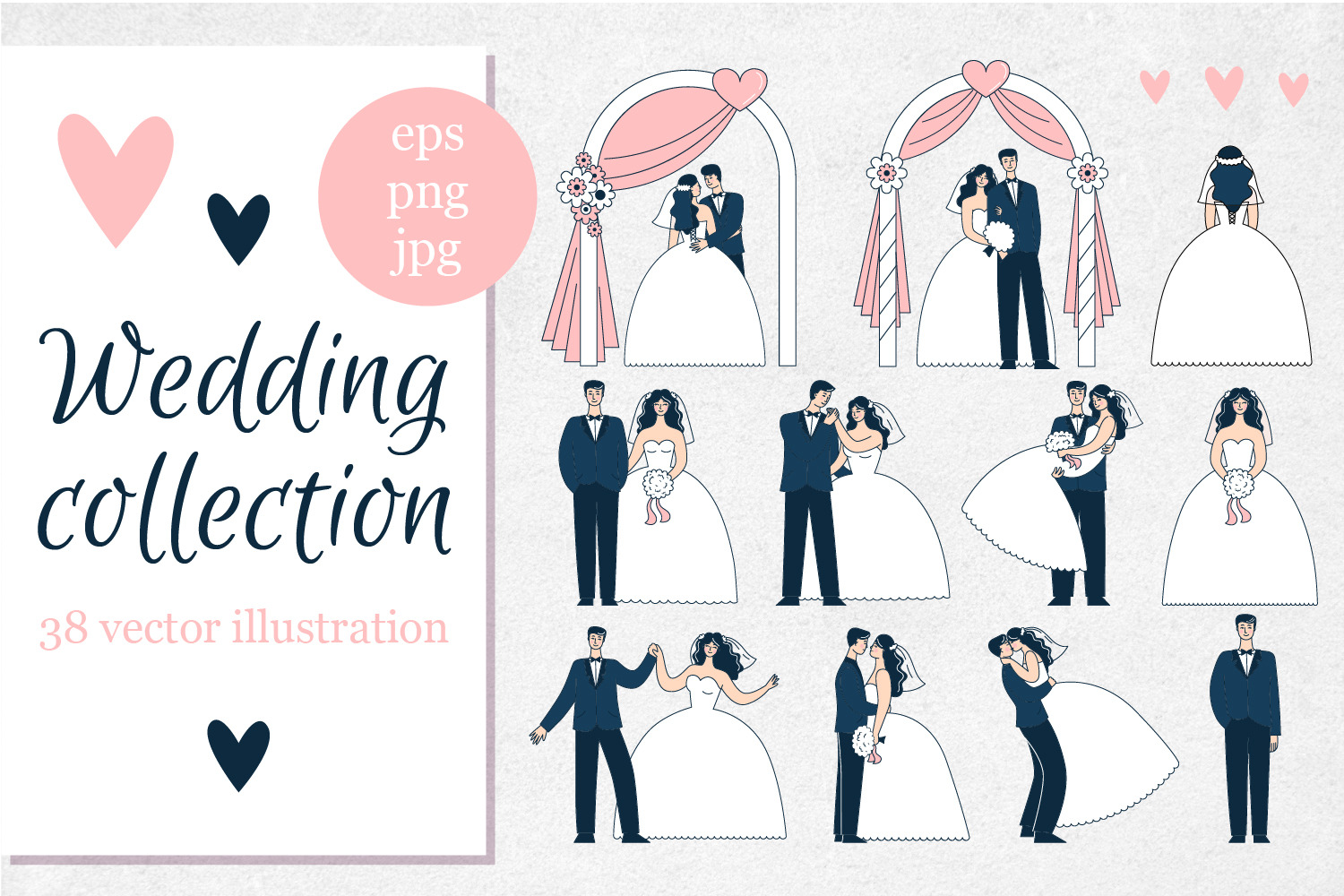 Wedding vector collection, an Object Graphic by My May Art | Creative ...