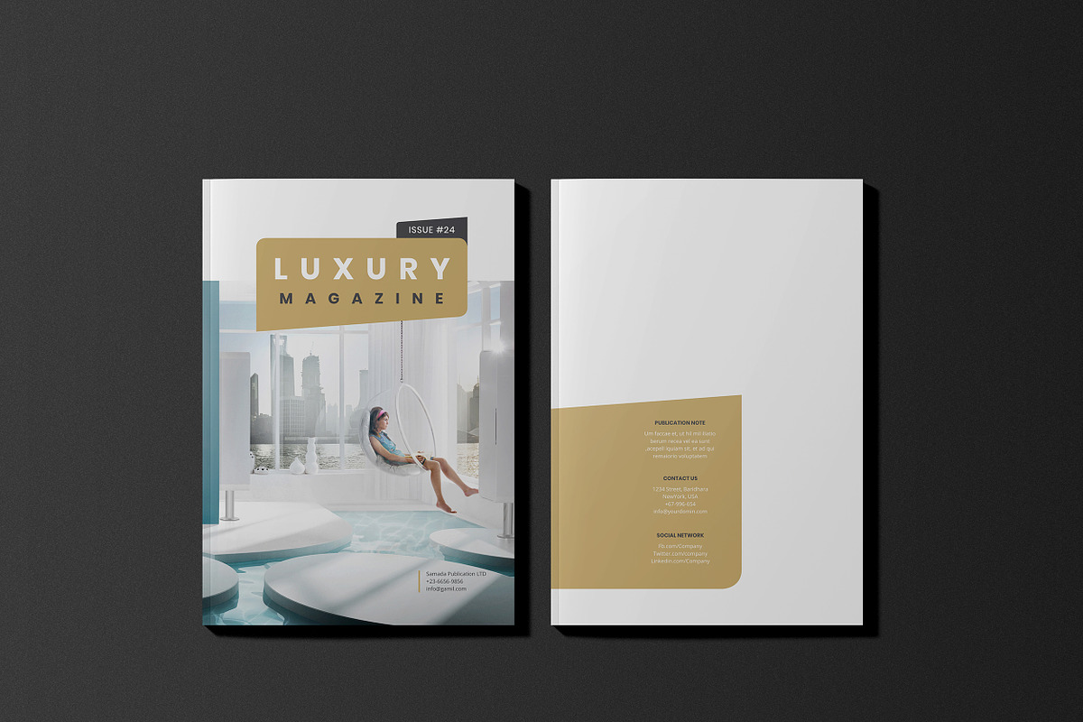 Luxury Lifestyle Magazine/LookBook, a Magazine Template by Layout Design