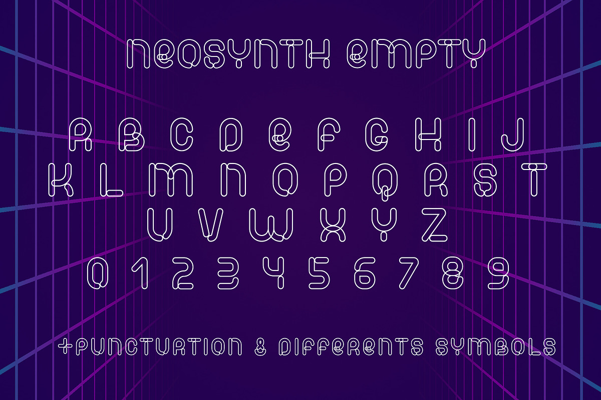 NeoSynth | Vaporwave Font Styles, a Serif Font by Kandella's Art