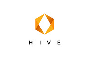 Modern Hive Logo Design Creative Bee, a Branding & Logo Template by ...