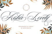Aisha Lovely, a Script Font by Matra Creative