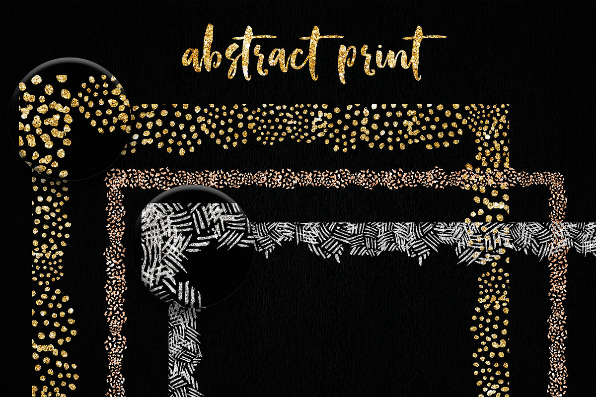 Glitter Photo Overlay Frames Borders, a Texture Graphic by Nifty ...