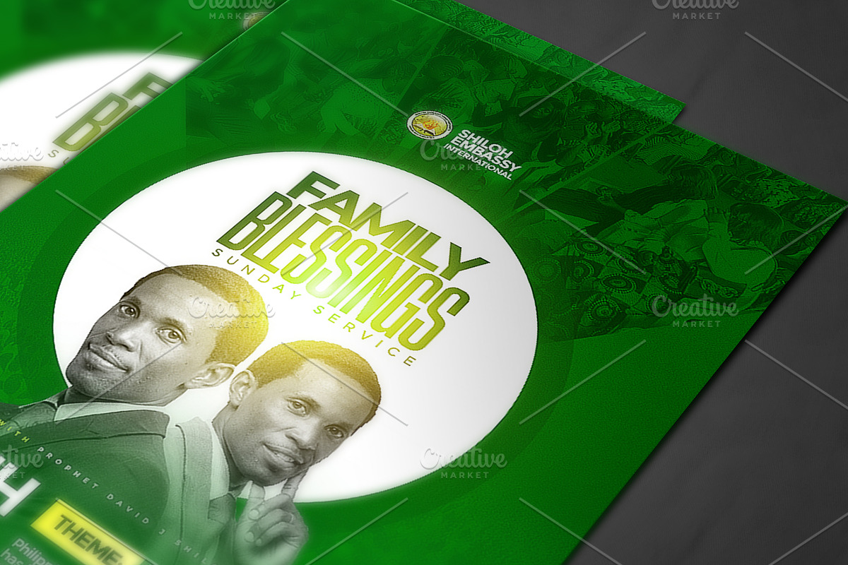 Family blessing church flyer templat, a Social Media Template by church ...