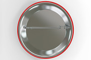 3D Pin Button Mockup, a Mockup by Medialoot