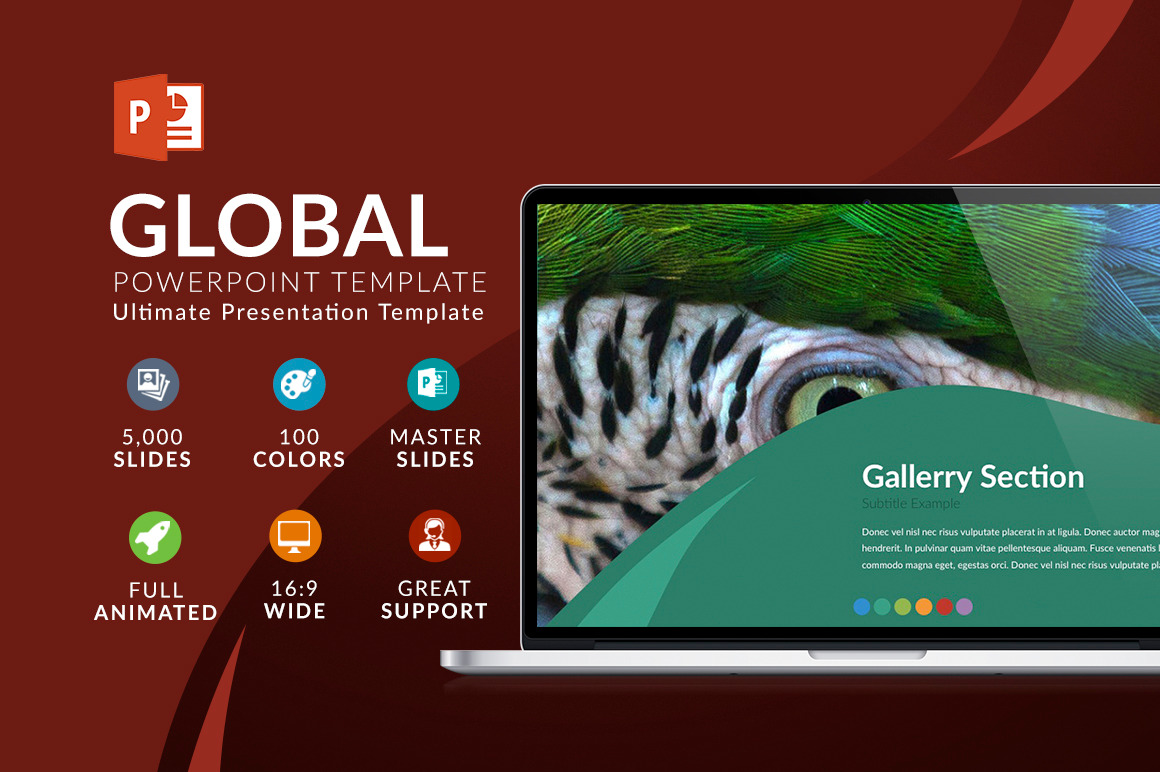 Global | Powerpoint teamplate, a Presentation Template by Zacomic Studios