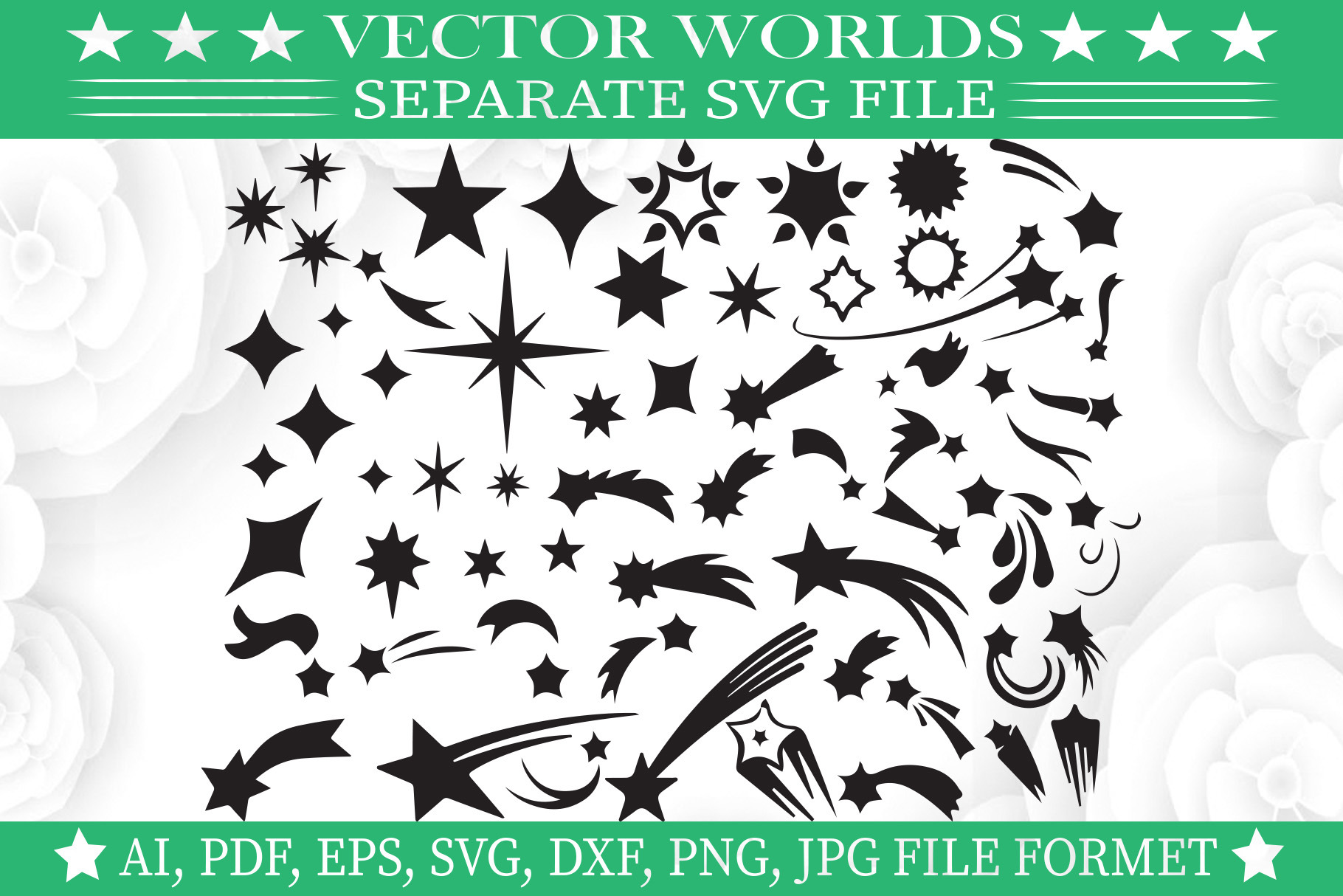 Stars Svg, Star, Sky Star Svg, an Object Graphic by VectorWorlds