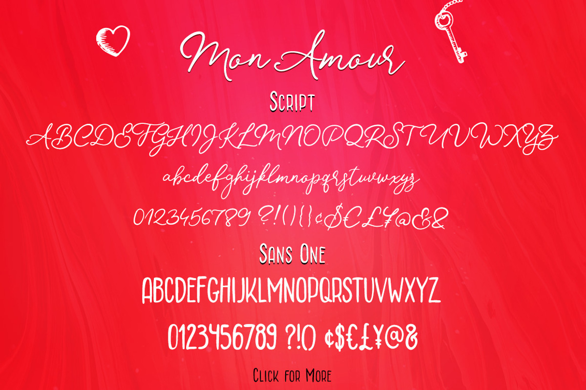 Mon Amour Font Duo, a Script Font by Ivan Rosenberg