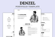 Denzel - Portfolio HTML Template, a Bootstrap Template by nandinigraphics