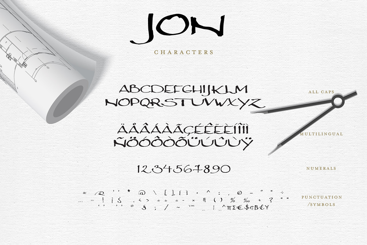 JON ARCHITECT SCRIPT FONT, a Script Font by MLT DESIGN LAB | Creative ...