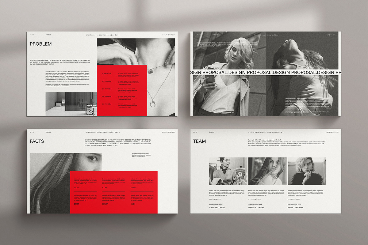 Design Proposal Presentation Design, a Presentation Template by ...