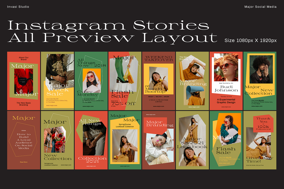 MAJOR - Instagram Animated Templates