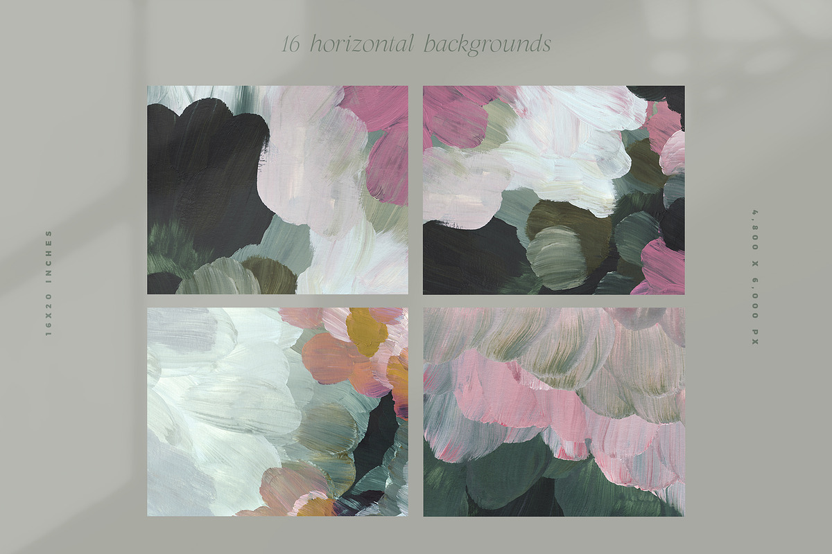 Abstract Painted Backgrounds