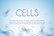 Blue cell background, a Background Graphic by Microvector | Creative Market