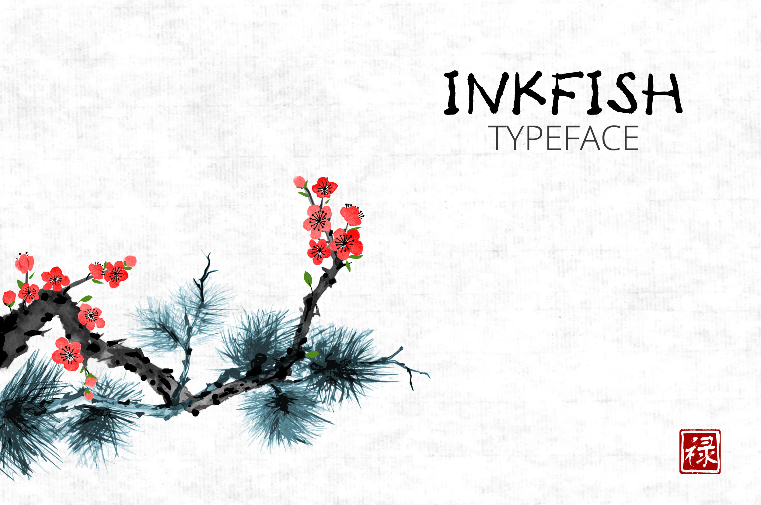 Inkfish font, a Script Font by Elina_Li