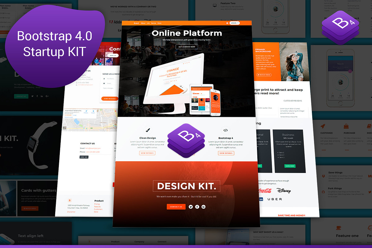 Bootstrap 4 Starter Kit Pro, a Bootstrap Template by Bootstraptor