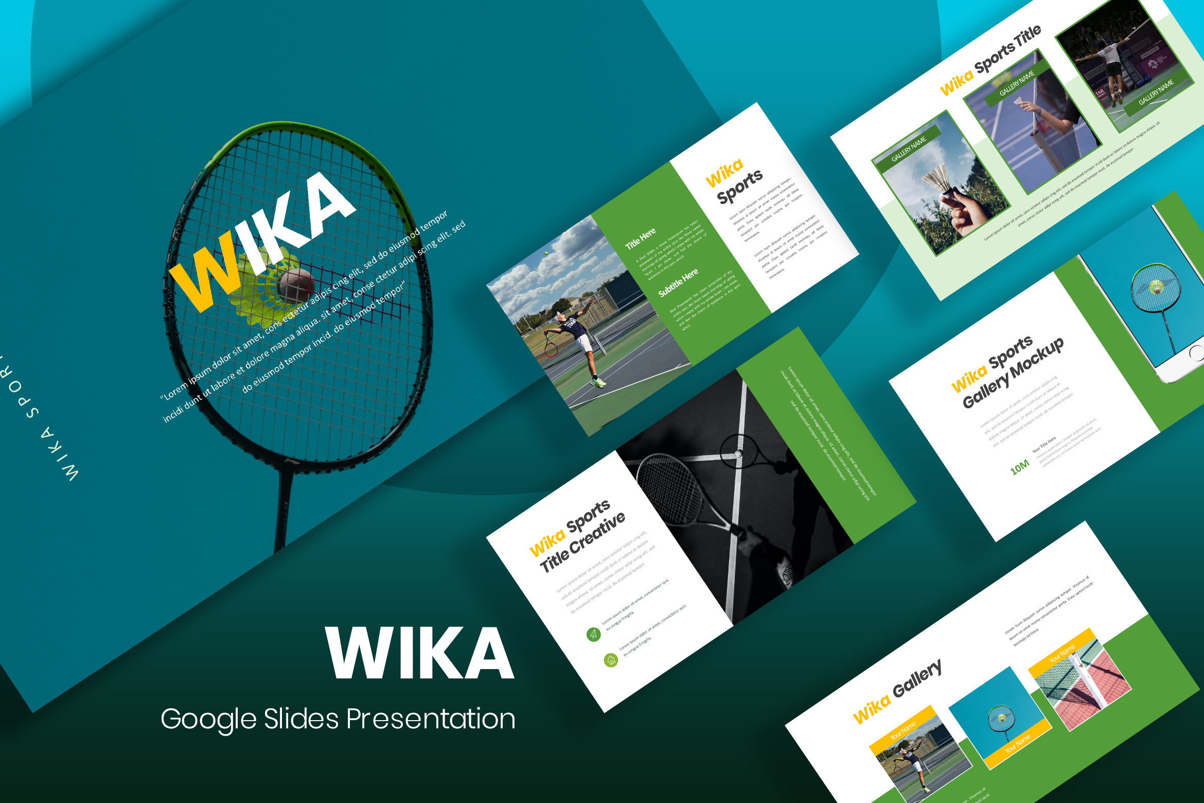 Wika - Google Slide Template, a Presentation Template by AQR Studio