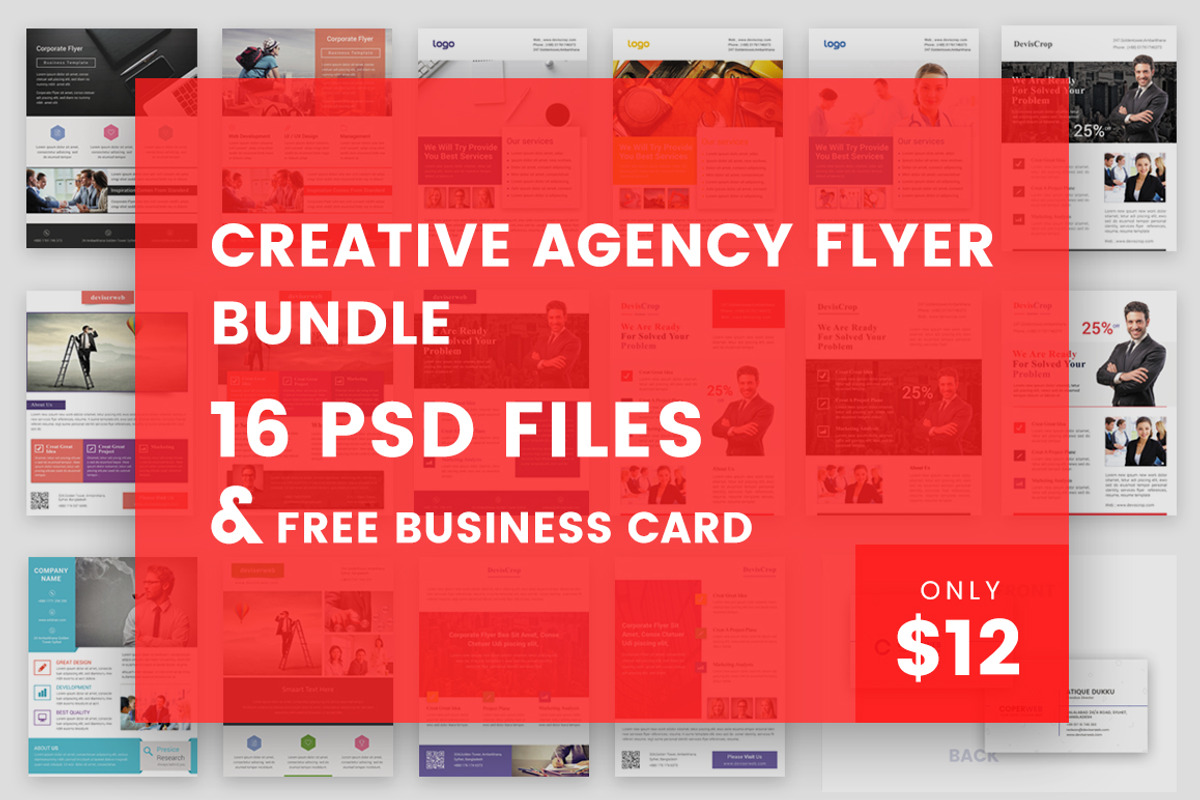 16 Flyer Bundle, a Flyer Template by pixler10