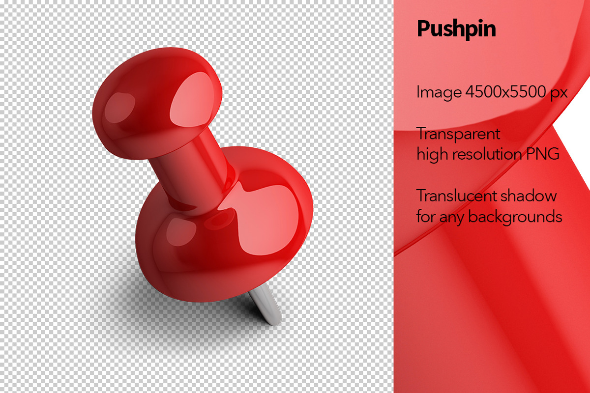 Pushpin, an Object Graphic by Anatoly Maslennikov