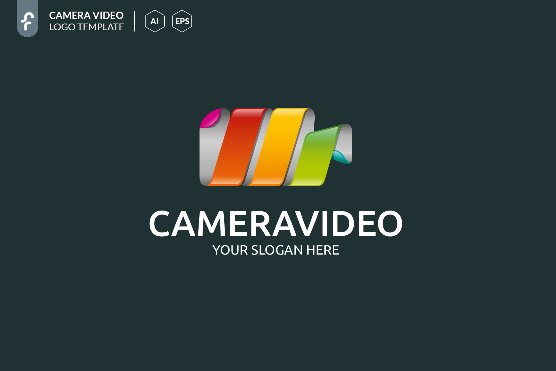 Camera Video Logo, a Branding & Logo Template by ft.studio