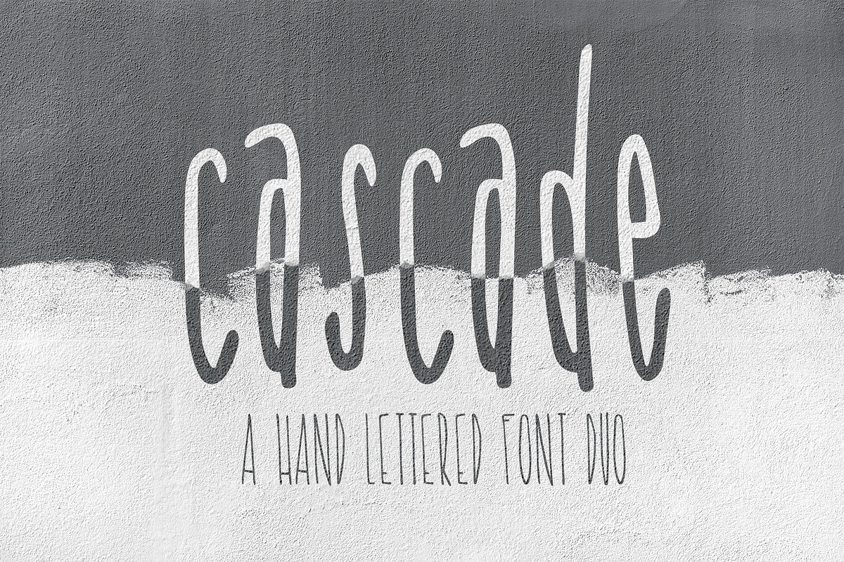 Cascade Font Duo, a Sans Serif Font by Dansie Design