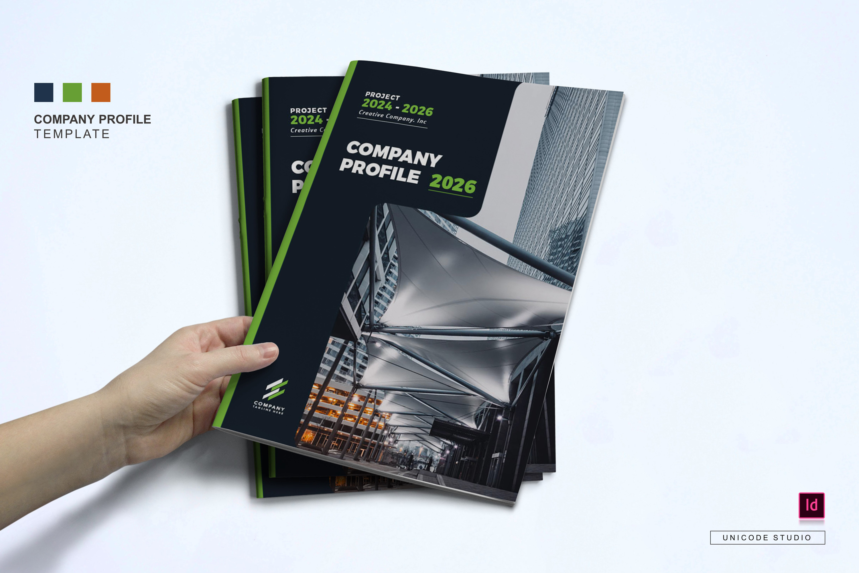 Company Profile Template, a Brochure Template by UnicodeID