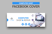 Computer Shop Facebook Cover, a Social Media Template by UNIK Agency