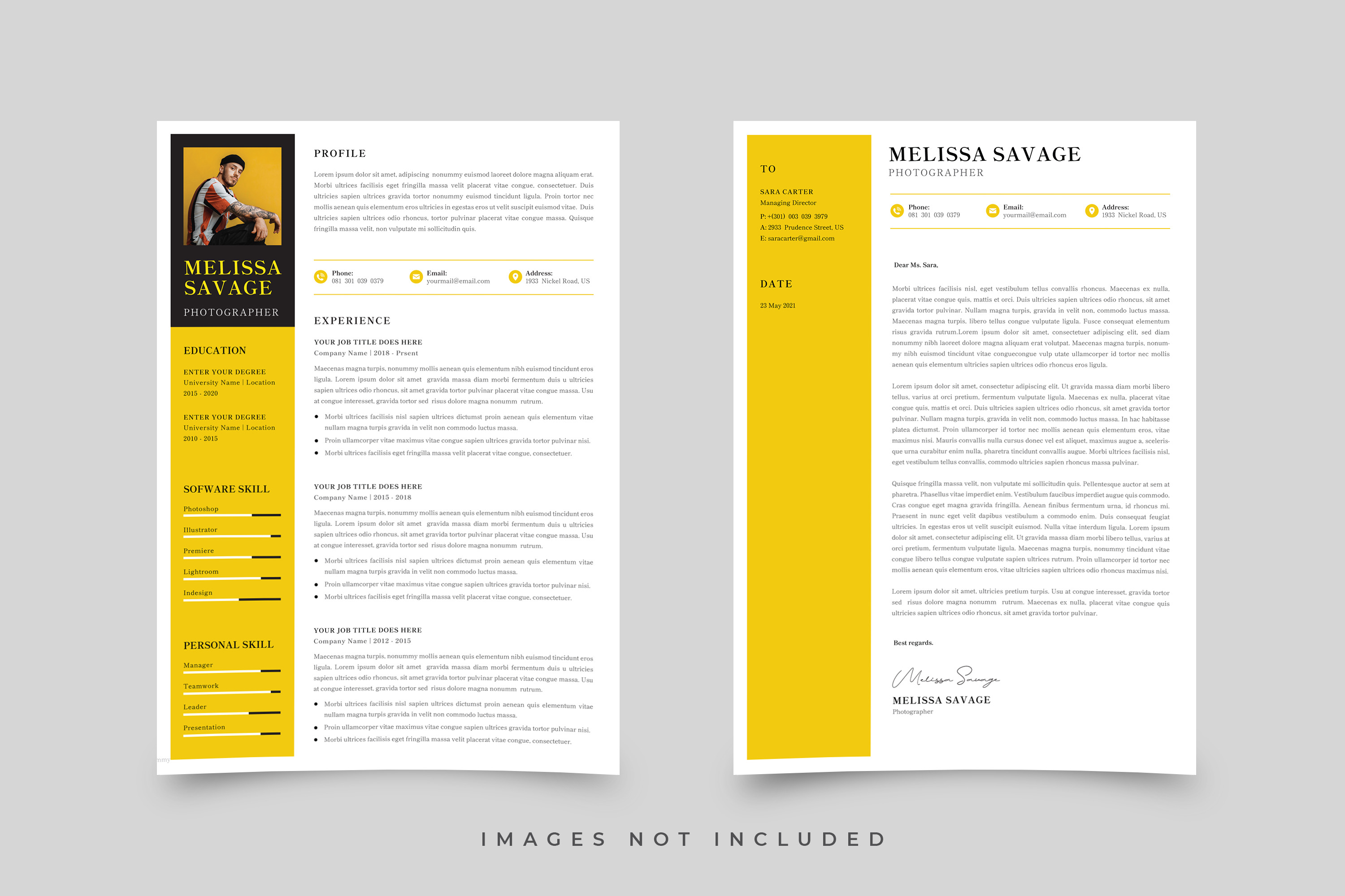 Resume Word, a Resume Template by NanoAgency