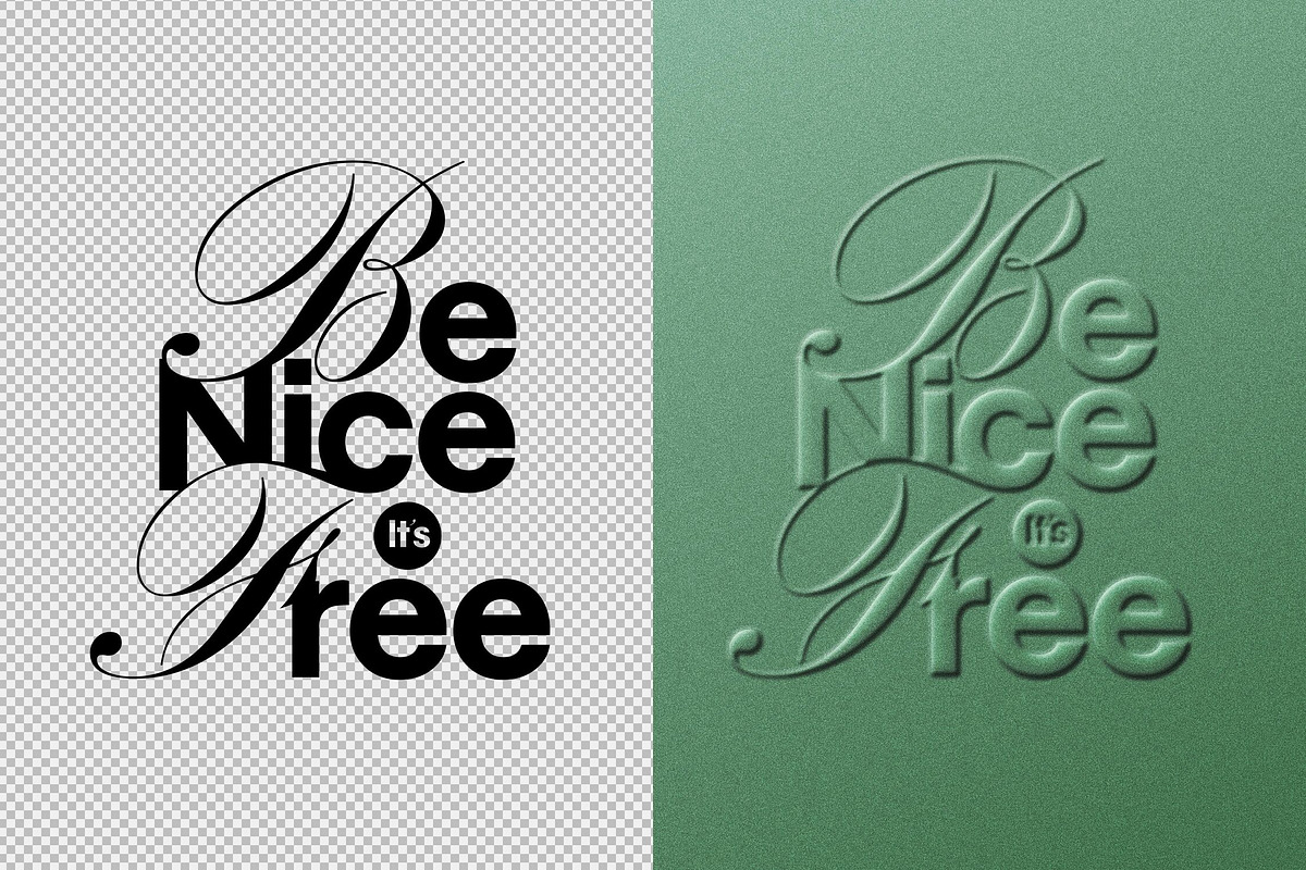 Embossing & Debossing Logo Mockup, a Layer Style Add-On by Design Squad