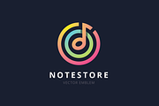 Note Store Logo Template | Branding & Logo Templates ~ Creative Market