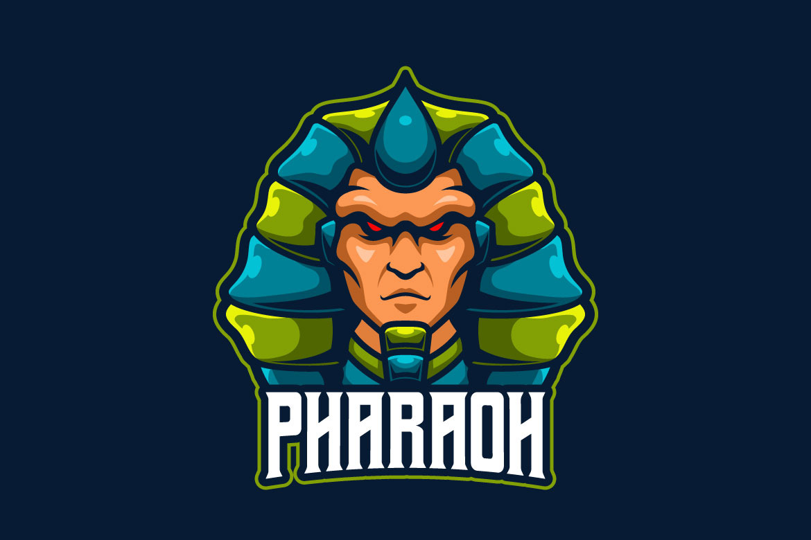Pharaoh Mascot Logo Template, a Branding & Logo Template by Mightyfire