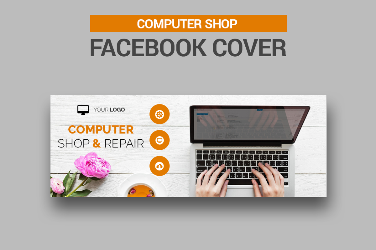 6 Computer Shop Facebook Covers, a Social Media Template by Creatricks ...