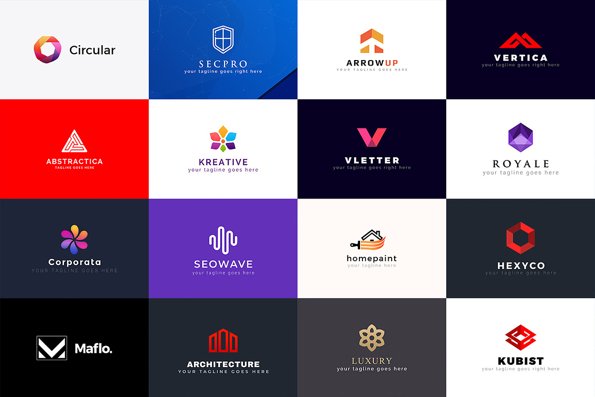 240+ Premium PSD logos, a Branding & Logo Template by WPkoder