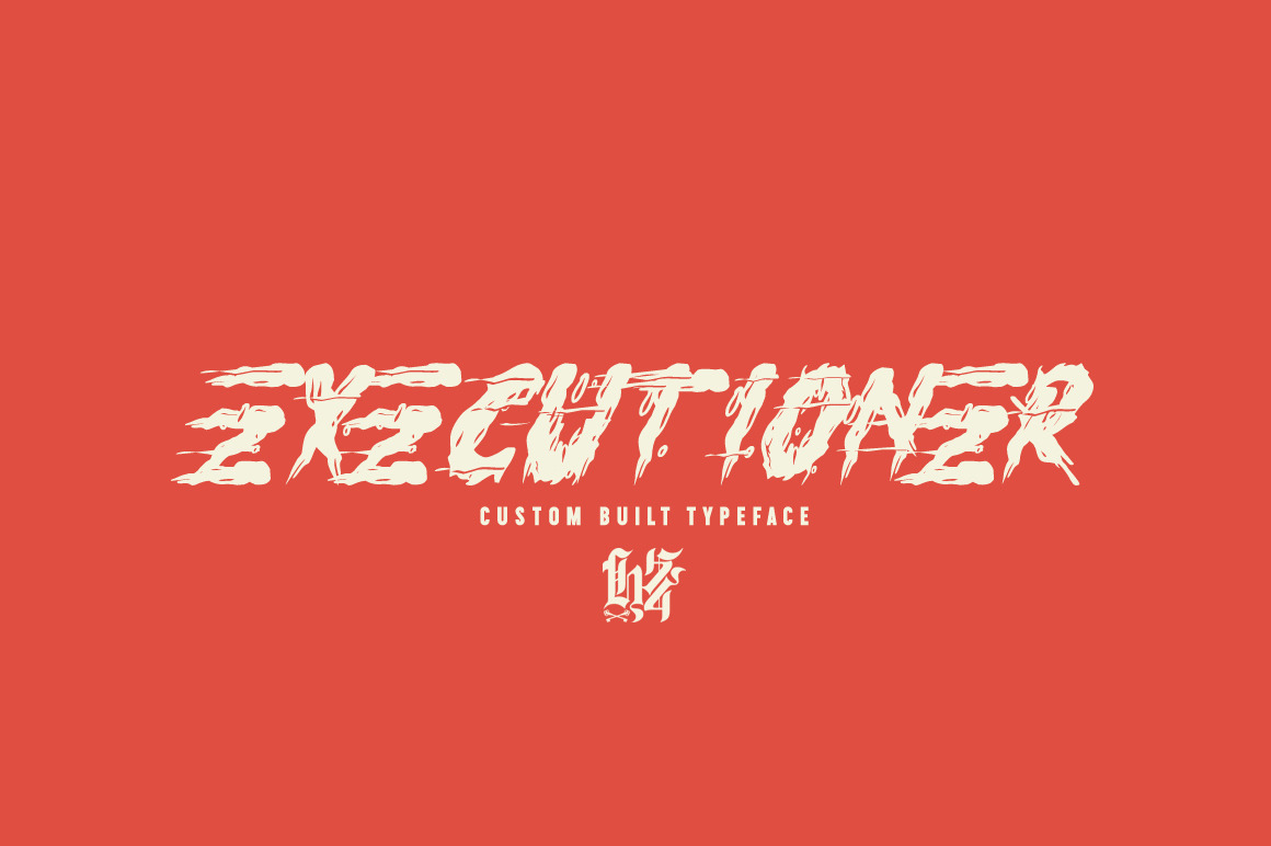 Executioner, a Font by Hydro74
