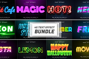 40 Neon text effect editable Vol 2, a Plug-in Add-On by Aglonemadesign