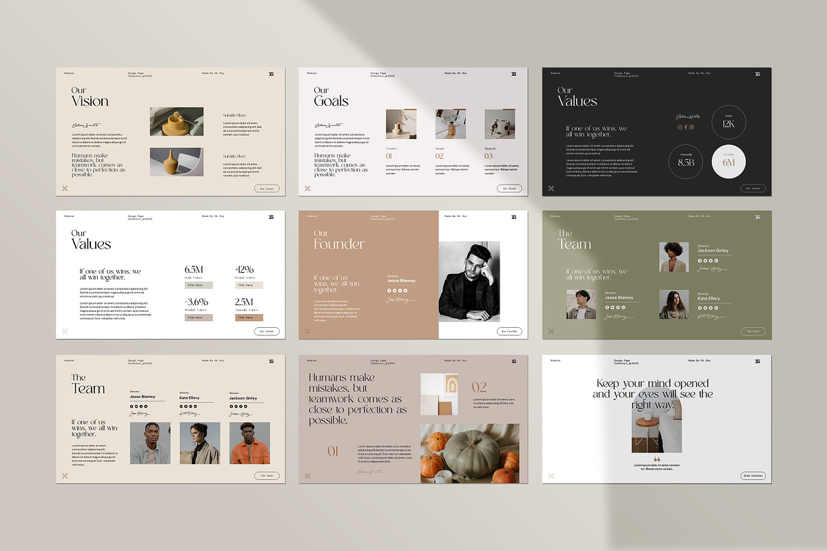 Webinar and Course Slides Template, a Presentation Template by ...